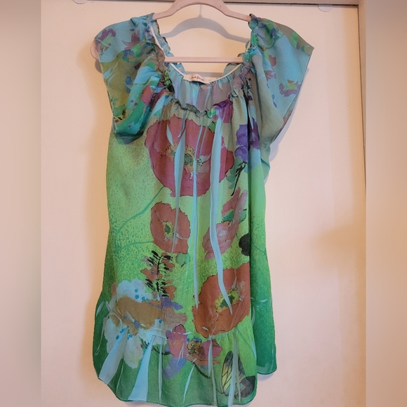 Tops | Multi Colored Blouse | Poshmark